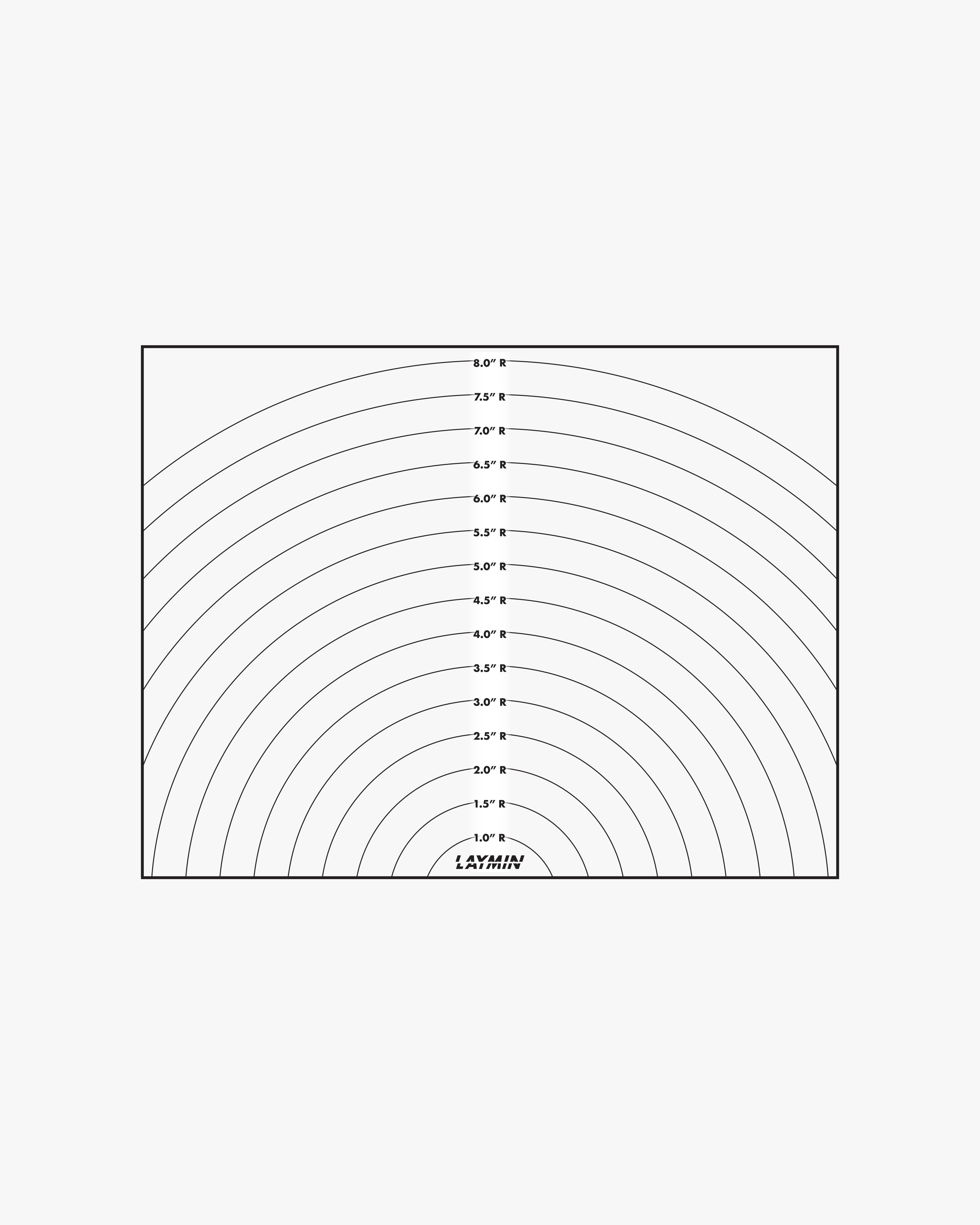 Embroidery Radius Chart – LAYMIN